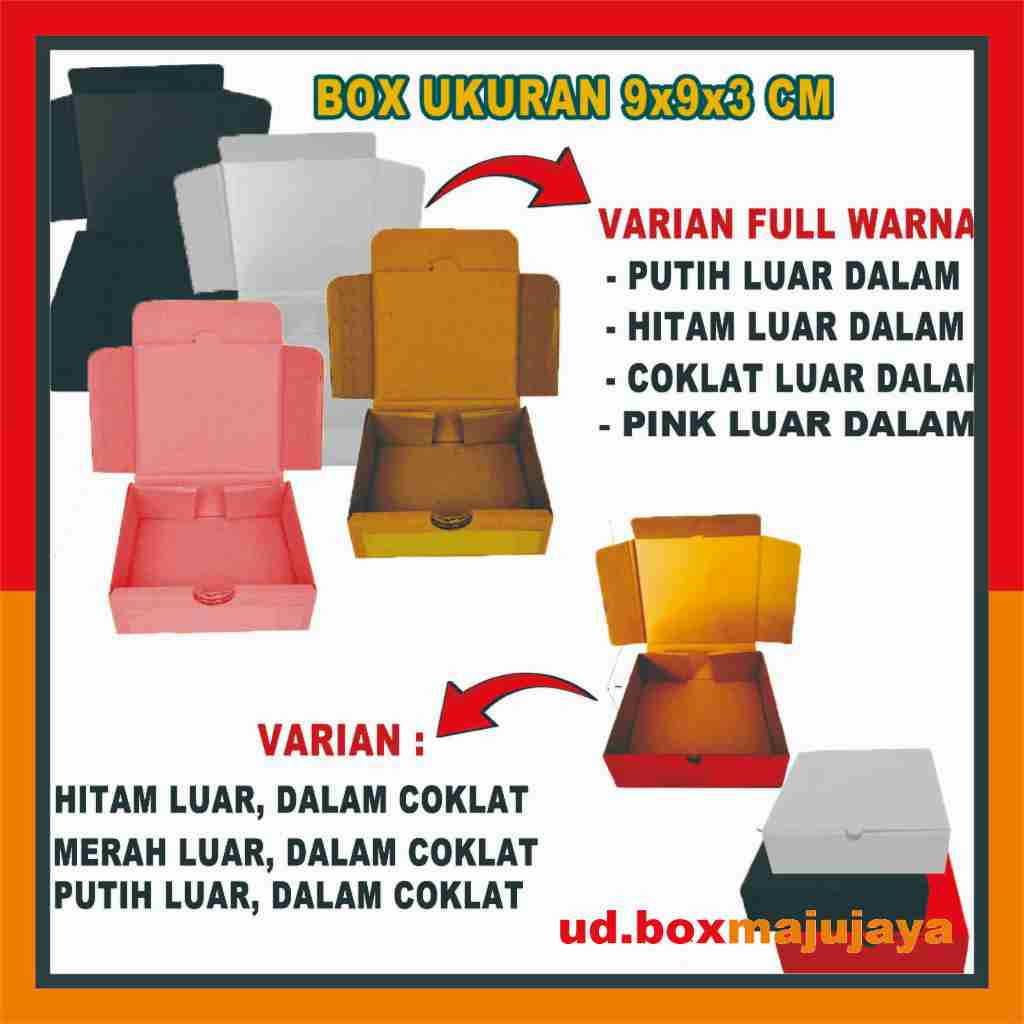 Jual Box 9x9x3 Cm / Box Lipat Depan / Box Aksesoris | Shopee Indonesia