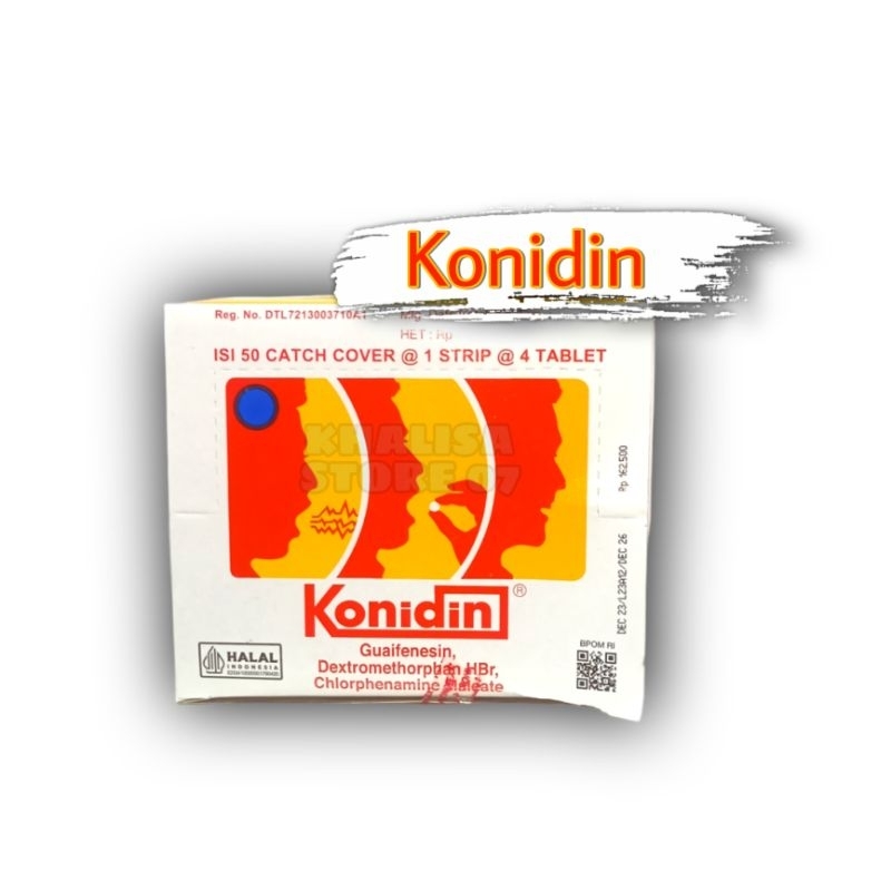 Jual Konidin Isi 50 Lembar / Konidin Tablet / Konidin | Shopee Indonesia