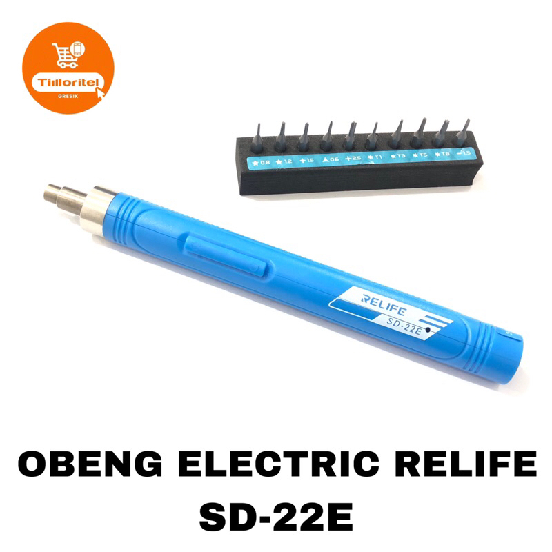 Jual OBENG ELECTRIC RELIFE SD-22E / OBENG SET ELEKTRIK | Shopee Indonesia