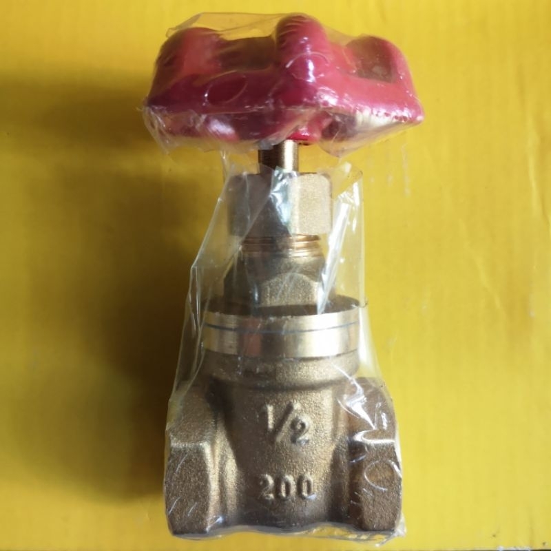 Jual Stop Kran Kuningan Gate Valve Onda 1/2" | Shopee Indonesia