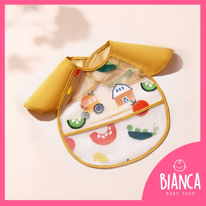 Jual BIANCA - Bibs Anak / Celemek Anak Bayi Bentuk Sayap Transparan ...