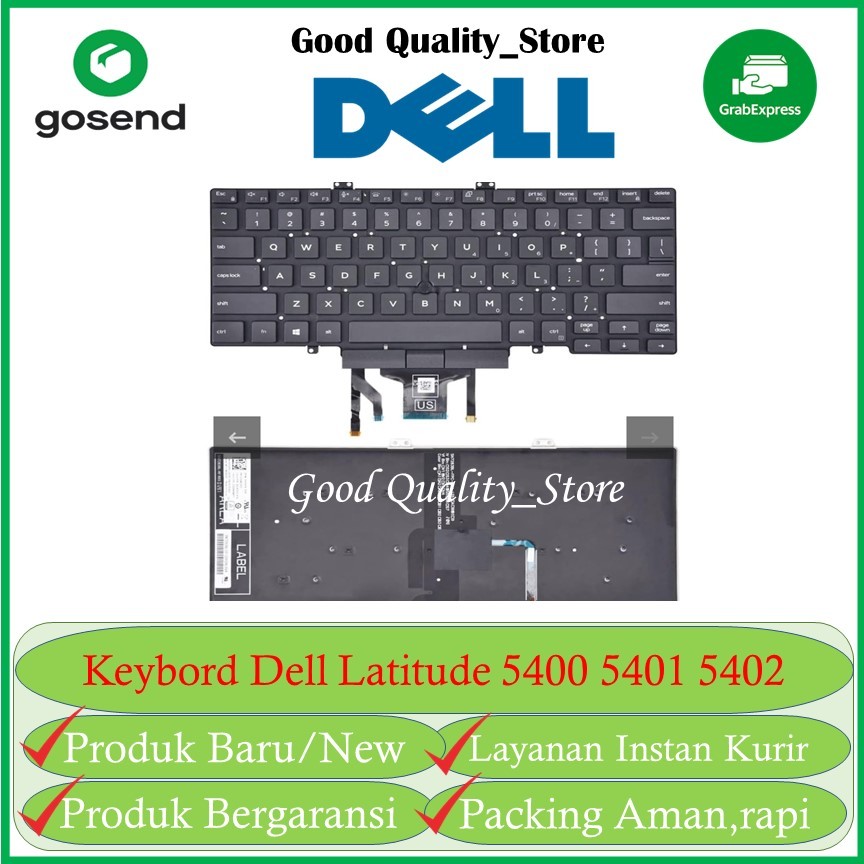 Jual keybord Laptop Dell Latitude 5400 5401 5402 backlight | Shopee ...
