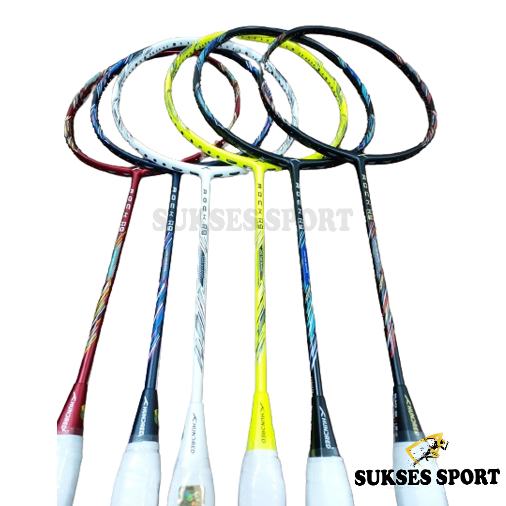 Jual NEW RAKET BADMINTON HNDRD HUNDRED ROCK R9 FREE TAS DAN SENAR ...