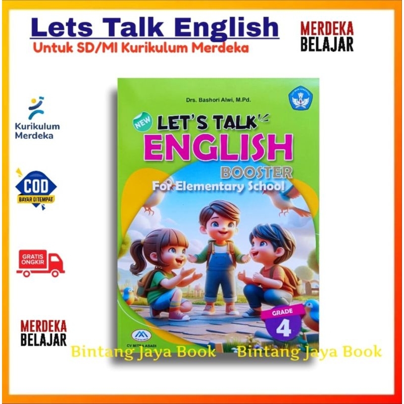 Jual Buku Lets Talk English Booster Kelas 4 - Lets Talk English Kelas 4 Kurikulum Merdeka Oleh ...