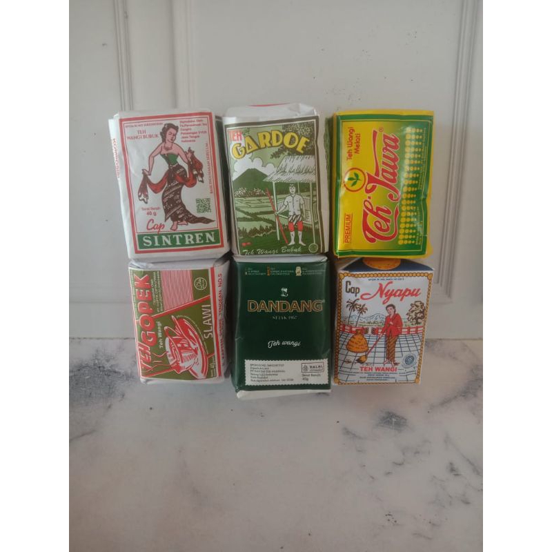 Jual (300gr isi 6 biji) Teh premium nyapu, teh jawa, dandang premium ...