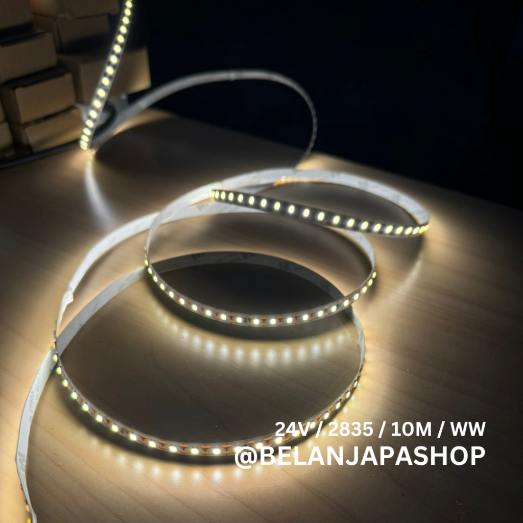 Jual YAMASAKI LED Strip Flexible 24V 2835 120LED 10M BISA DIPOTONG PER LED / DIJAMIN TERANG ...