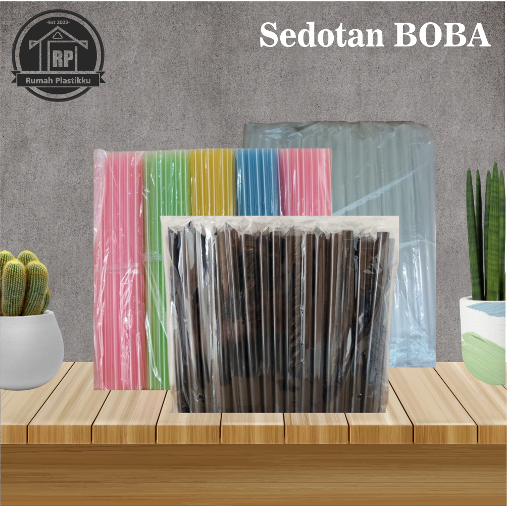 Jual Sedotan Boba / Sedotan Bubble / sedotan Juice | Shopee Indonesia