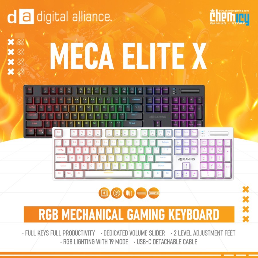 Jual Digital Alliance Meca Elite X RGB Mechanical Gaming Keyboard ...