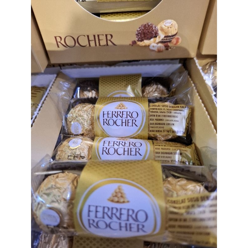 Jual Ferrero Rocher isi 3 Expired 25 desember 2025 | Shopee Indonesia