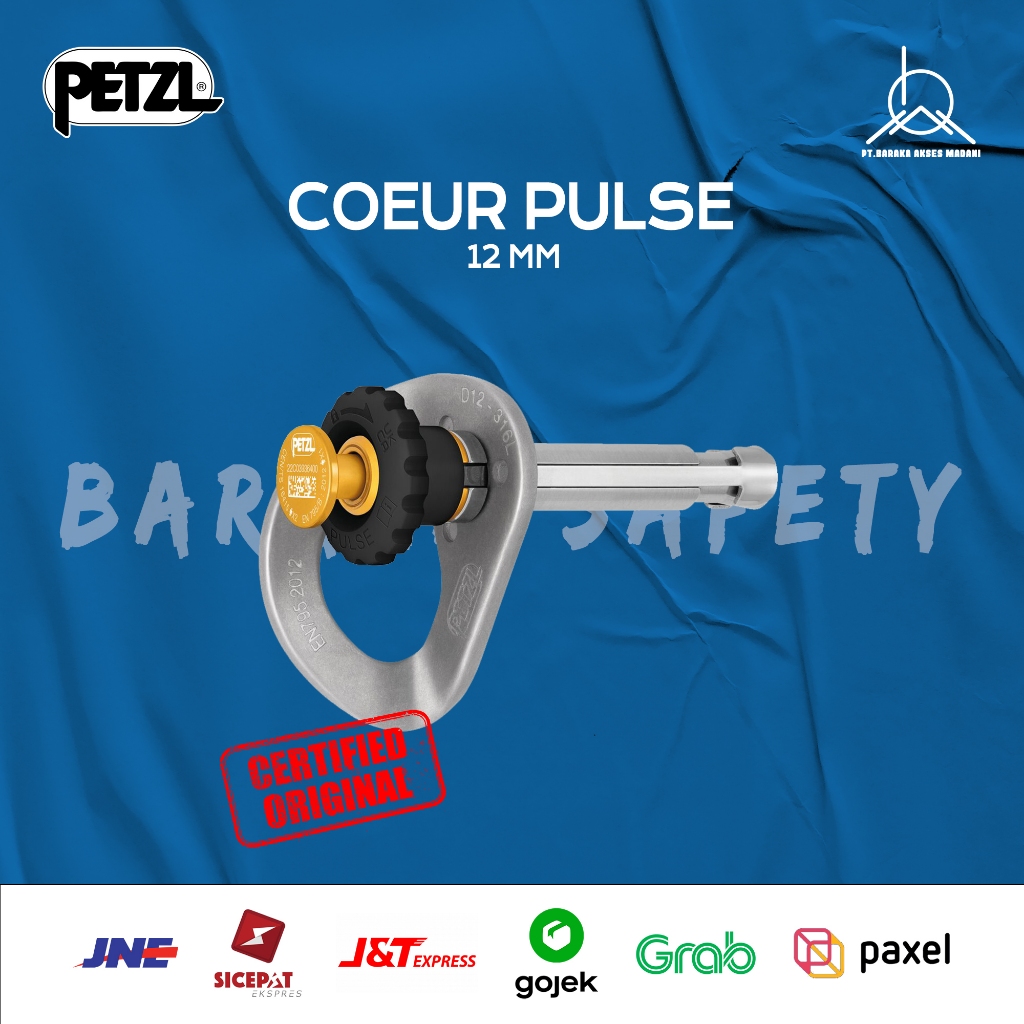 Jual PETZL COEUR PULSE 12 MM Removable Achor for Industrial Work and ...