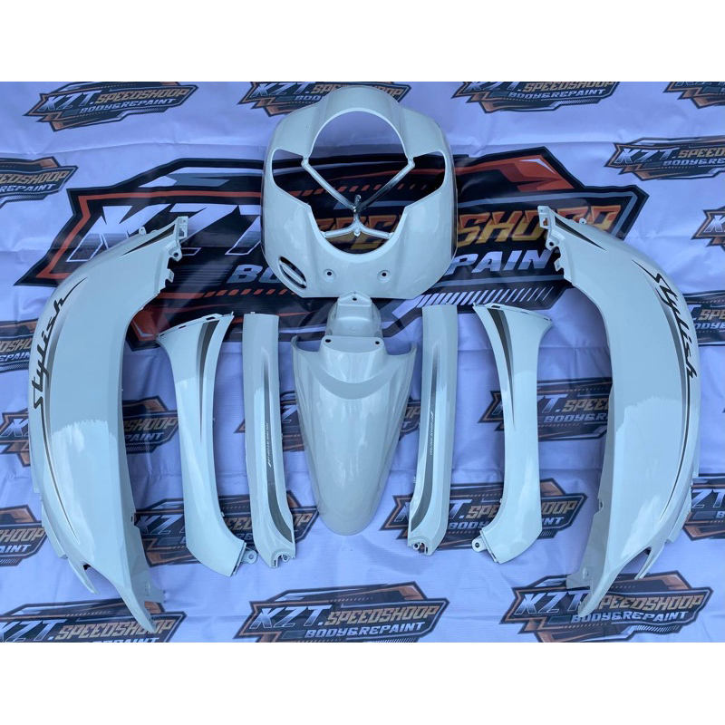 Jual Cover body Full set scoopy k93 2017 2018 2019 2020 warna putih ...
