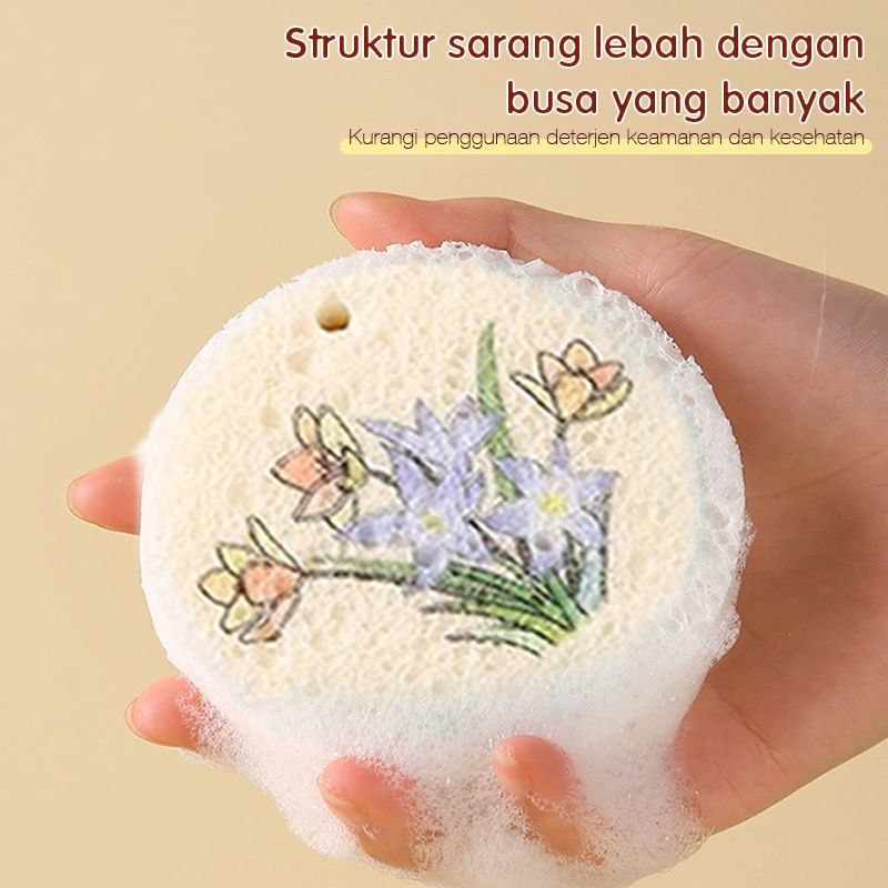 Jual Magic Cuci Spons Piring kualitas Tinggi wood pulp Cotton sponge ...