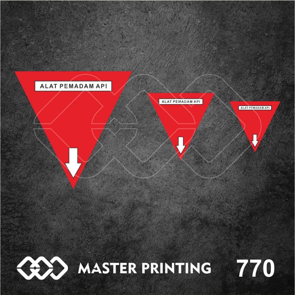 Jual 770 - Stiker Alat Pemadam Api Ringan (APAR), Sticker Vinyl, Tahan ...