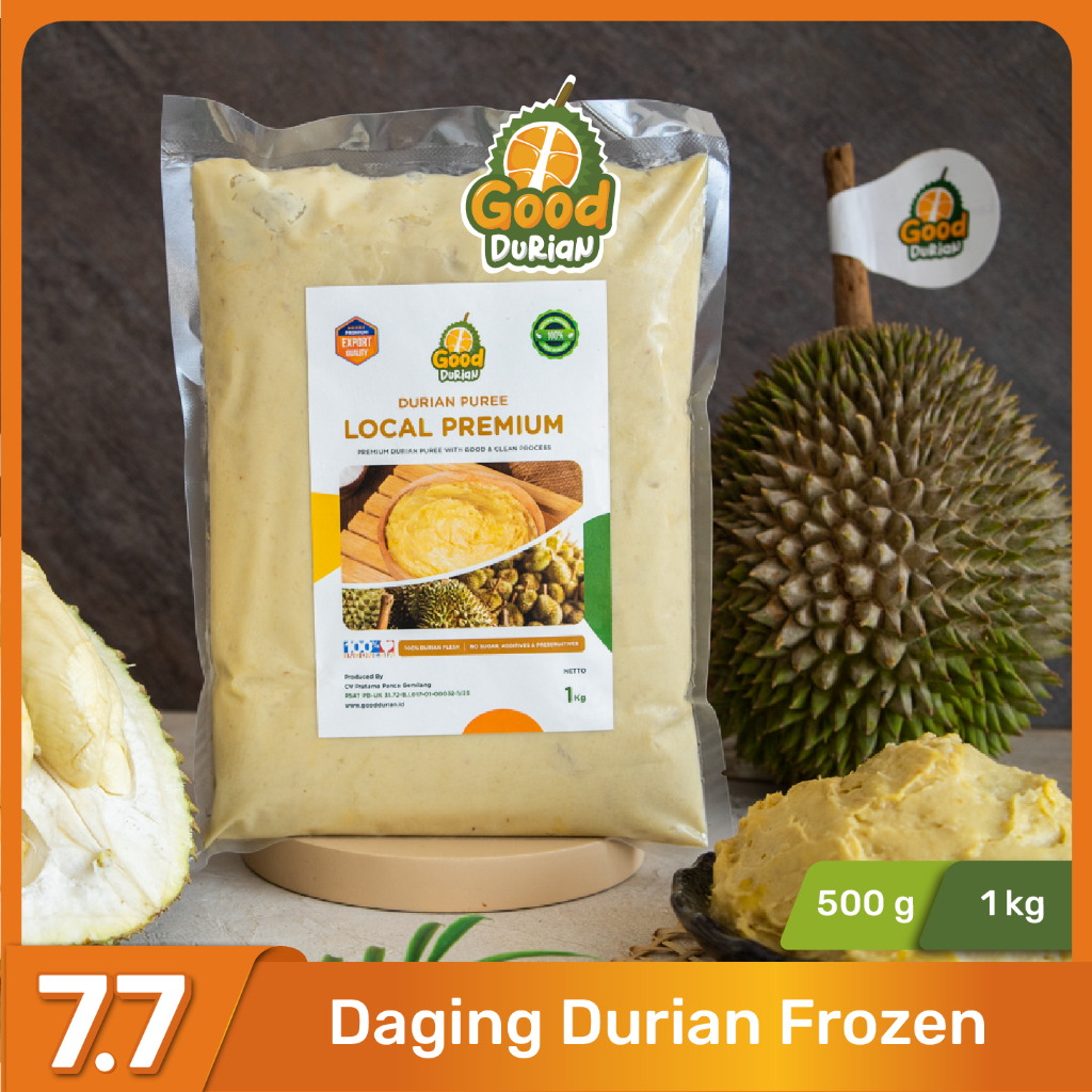 Jual Daging Durian Frozen Montong Palu / Lokal Premium / Musang King ...