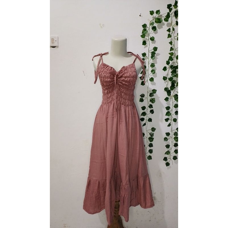 Jual daster gondil STS (smok tali serut) / dress yukensi smok tali ...