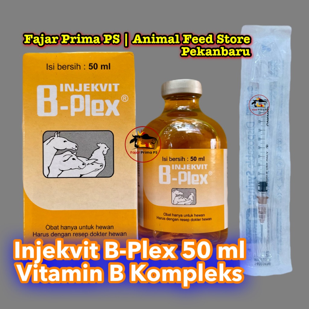 Jual Injekvit B-Plex 50 ml - Vitamin B Kompleks untuk Hewan dan Ternak ...