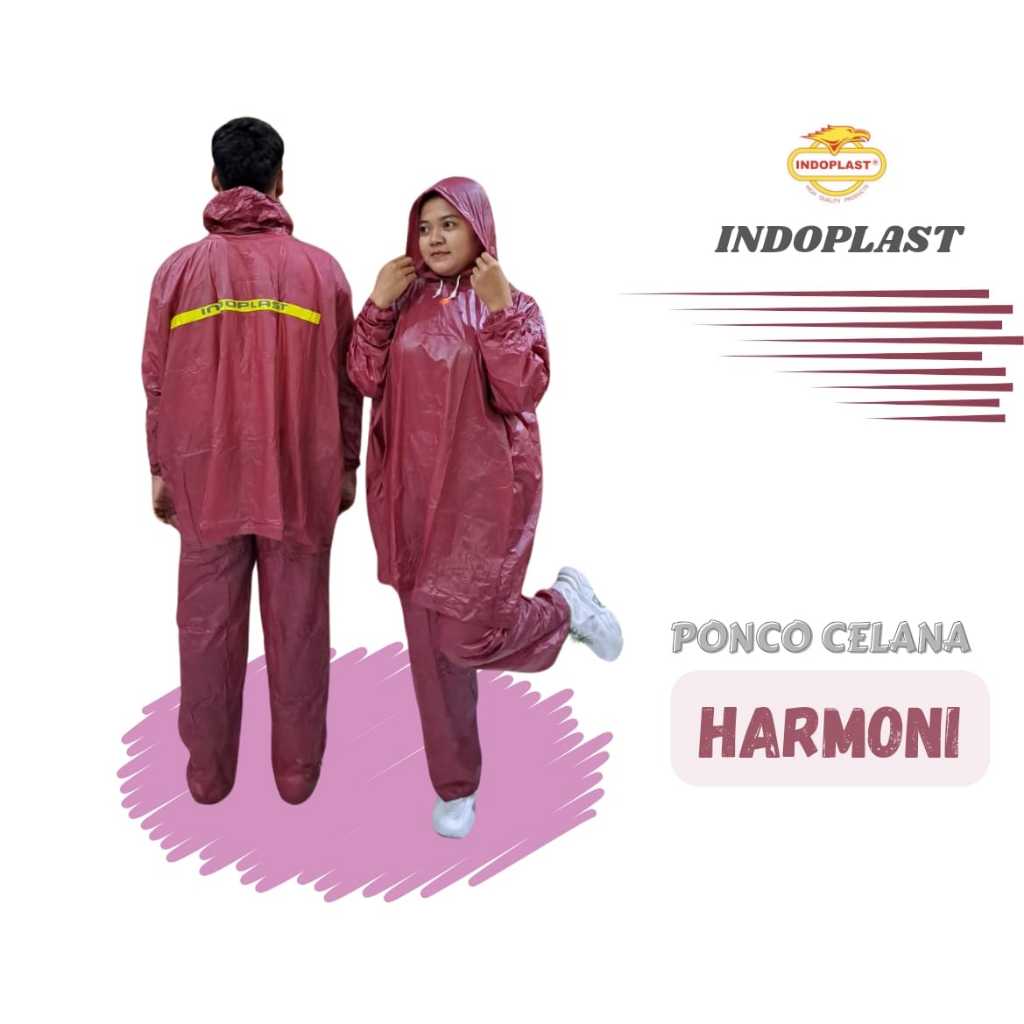 Jual Jas Hujan Setelan PLC HARMONI Dewasa Indoplast | Shopee Indonesia