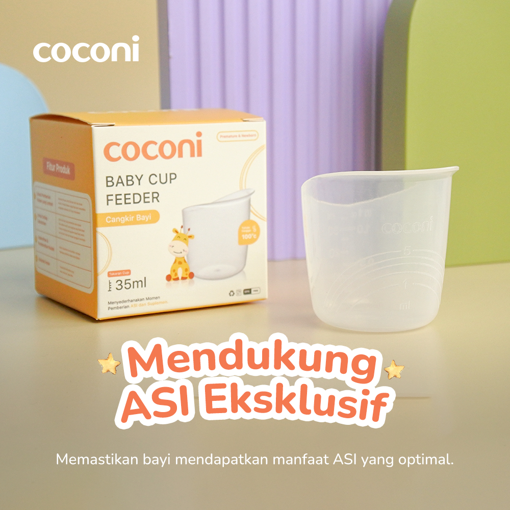 Jual COCONI Newborn Baby Cup Feeder | Gelas Pemberi Asi Pada Bayi Baru ...