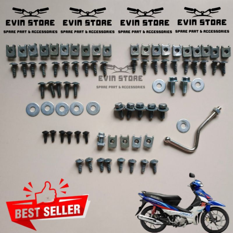 Jual COD/Baut Fullbody Shogun SP 125/Suzuki Shogun SP | Shopee Indonesia