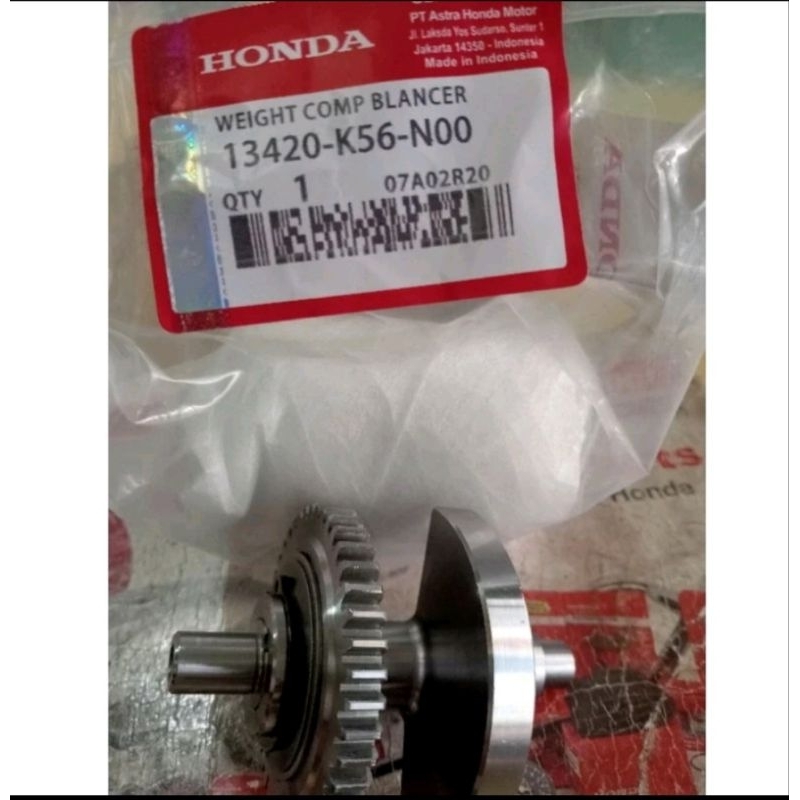 Jual GIGI BALANCER SET ASSY SONIC GTR CB 150 NEW CB150 LED K56 HONDA ...