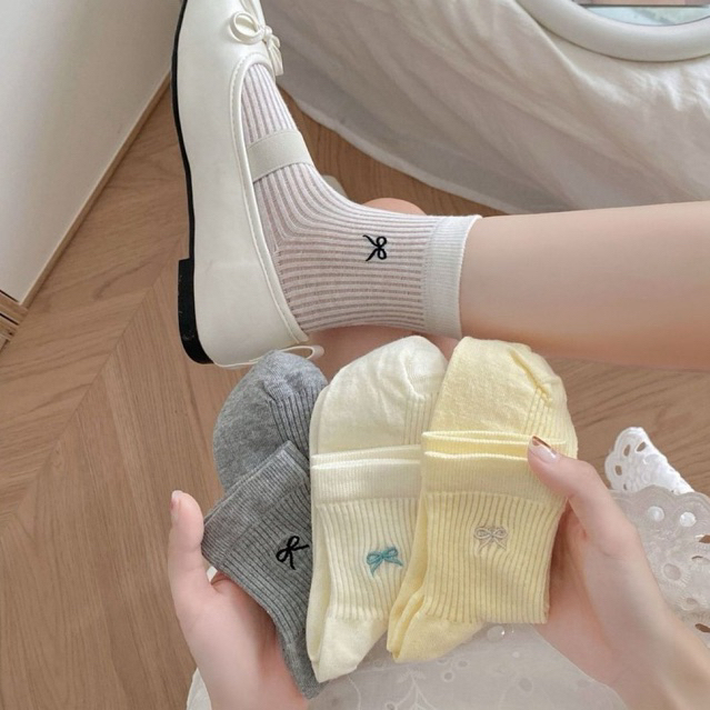 Jual Hey Bliss - Little Coquette Korean Socks / Kaos Kaki Pita Premium ...