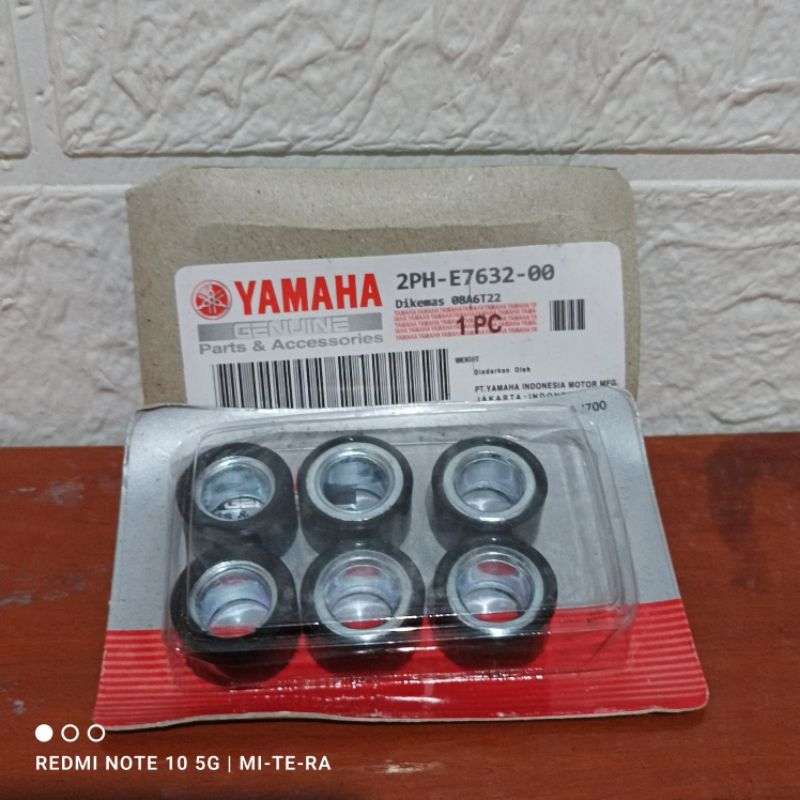 Jual ROLLER WEIGHT SET MIO M3 Soul Xeon RC 44D 2PH F627 loler roler ...