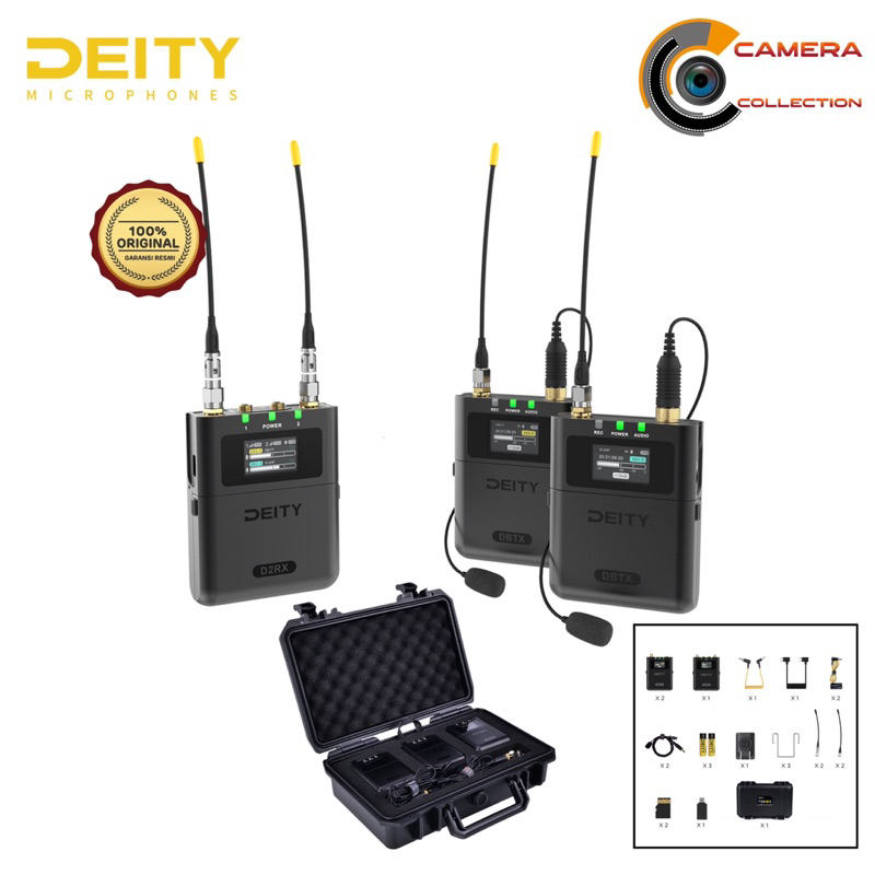 Jual Deity Microphones THEOS Digital 2-Person Camera Mount Wireless Omni Lavalier Microphone ...