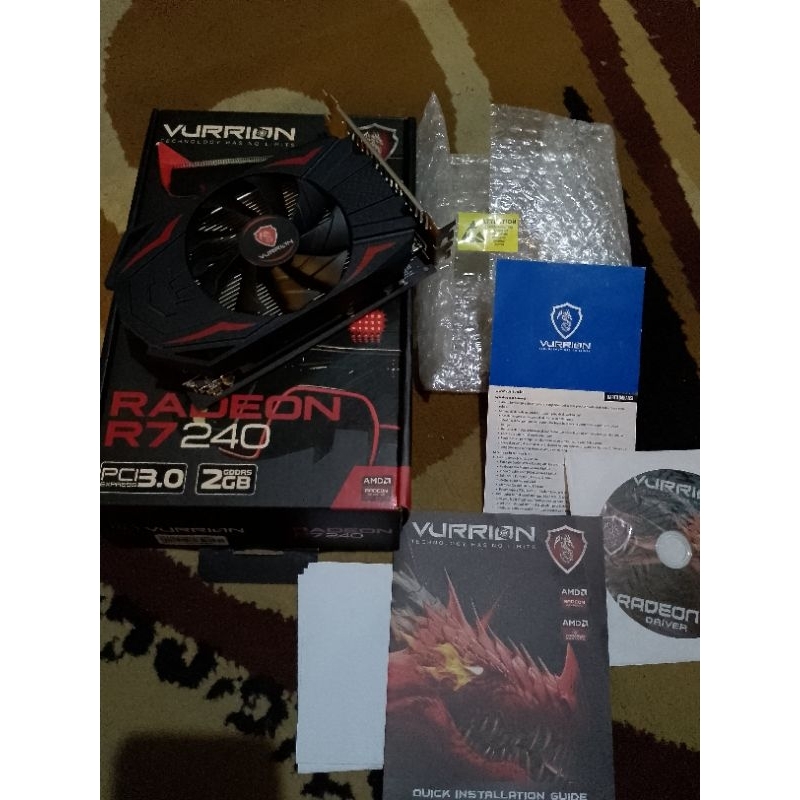 Jual VGA R7 240 2GB GDDR5 128 BIT (VURION)+ RAM 4 GB (V GEN) | Shopee ...