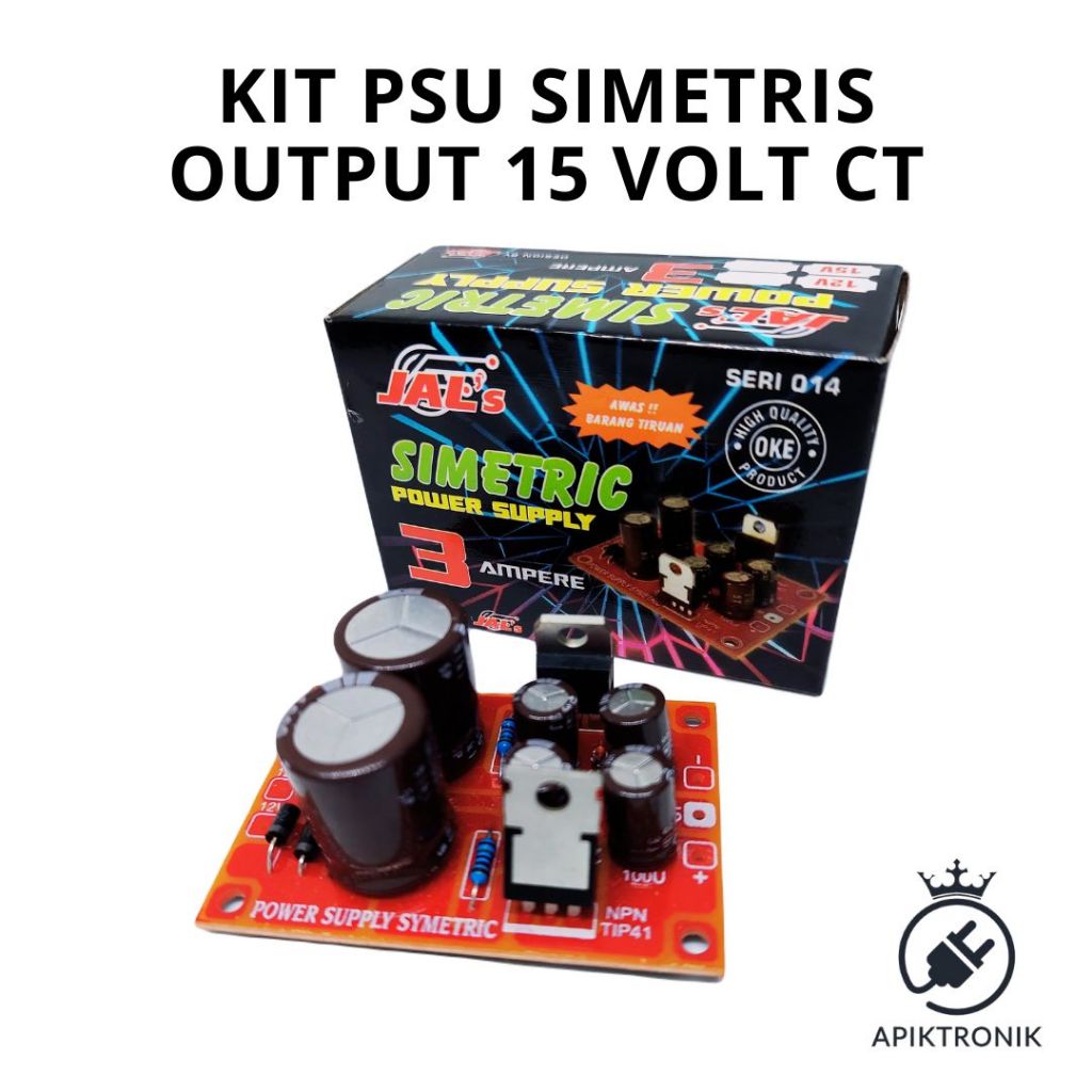 Jual 15 VOLT KIT PSU SIMETRIS 15 VOLT CT UNTUK TONE CONTROL | Shopee ...