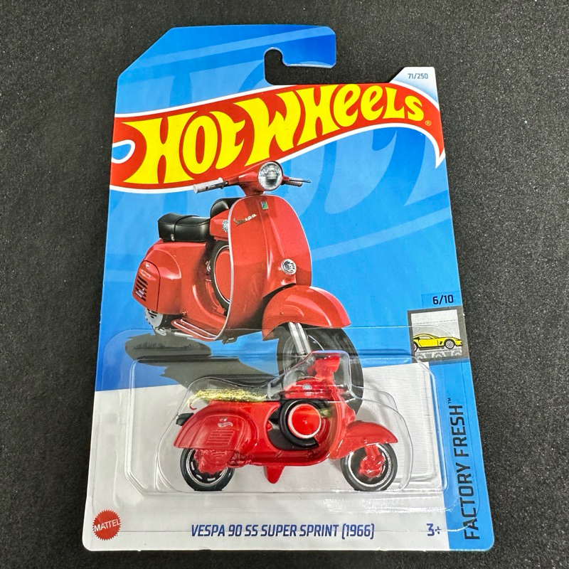 Jual Hot Wheels Vespa 90 SS Super Sprint (1966) Factory Fresh | Shopee ...