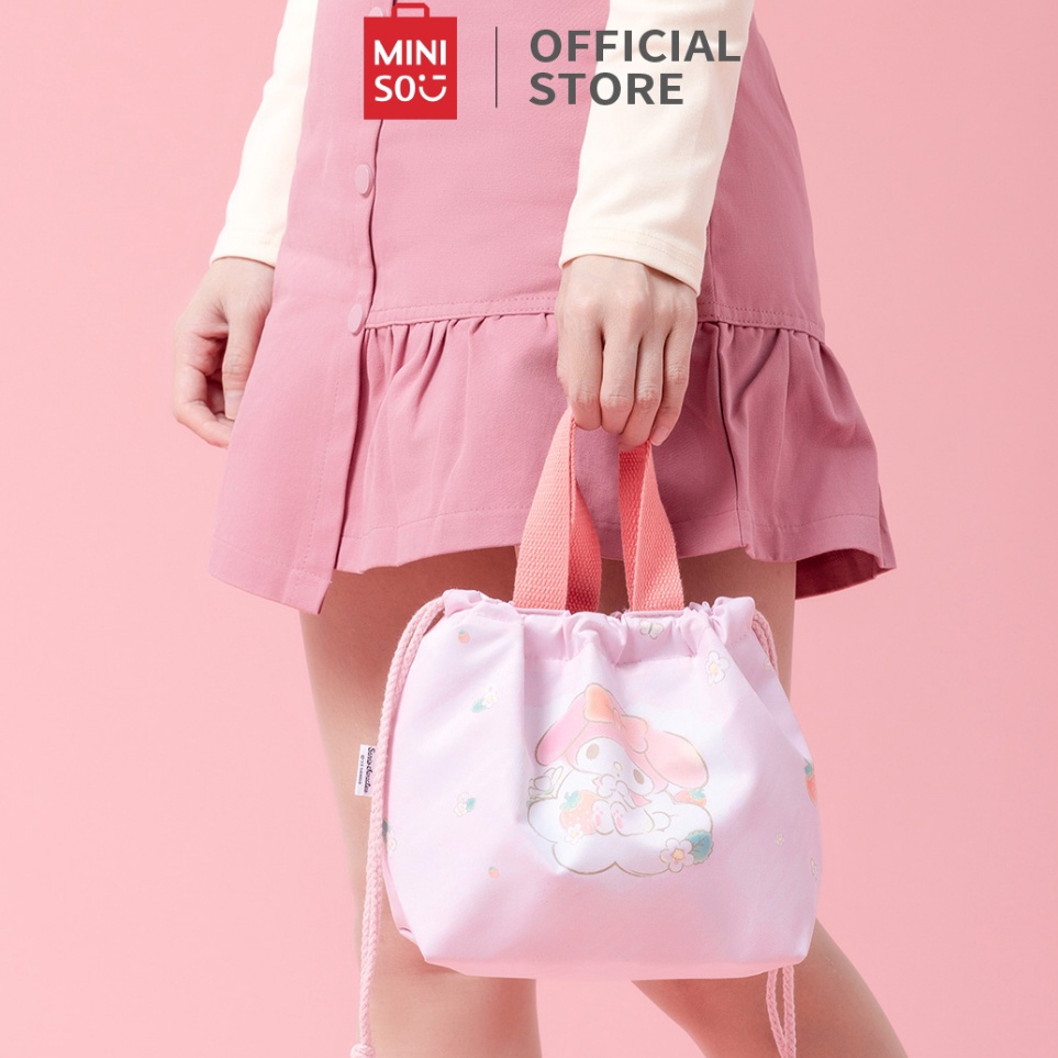Jual Miniso x Sanrio Tas Bekal Makanan Lunch Box Bag Thermal Bag ...