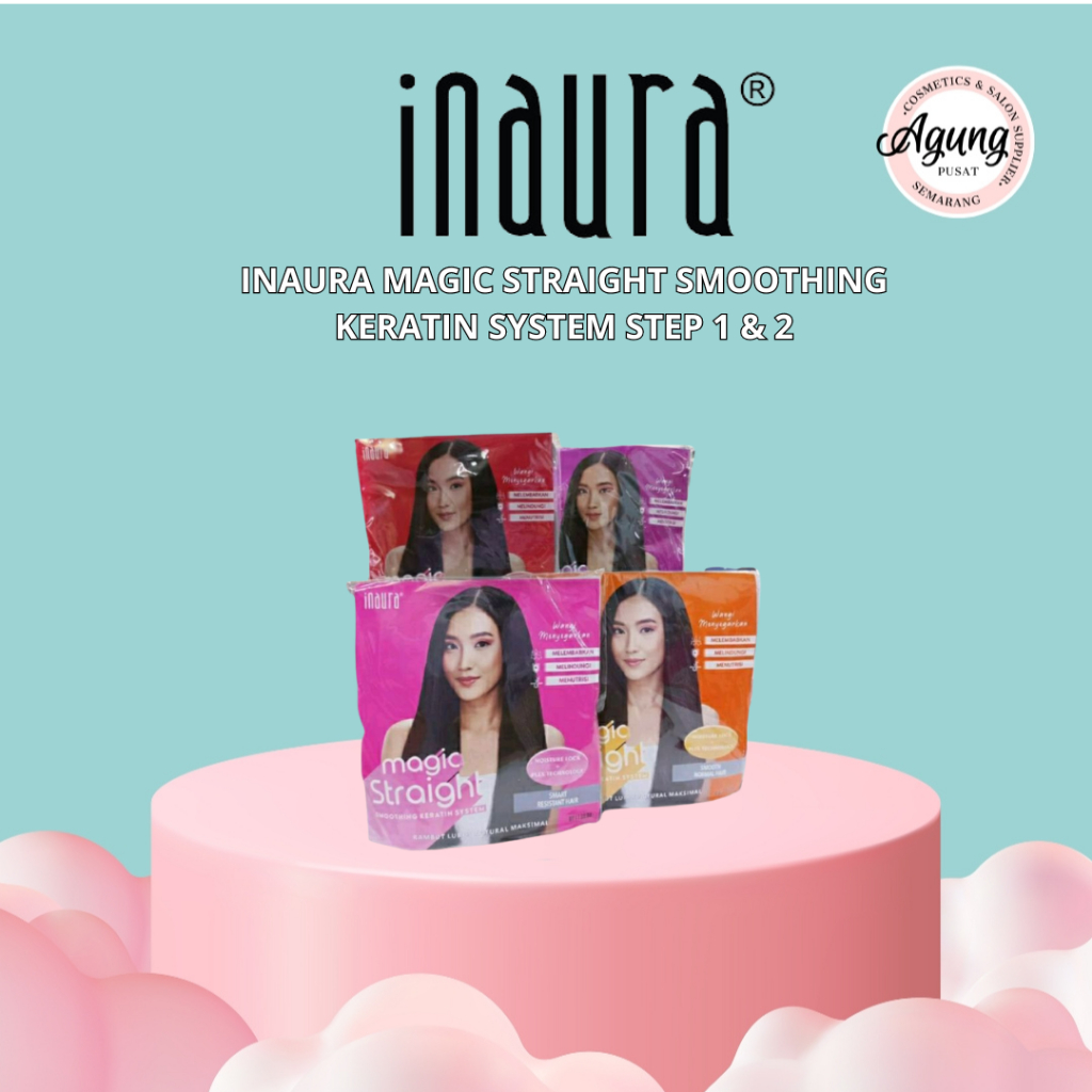 Jual Inaura Magic Straight Smoothing keratin system 130ml | Shopee ...