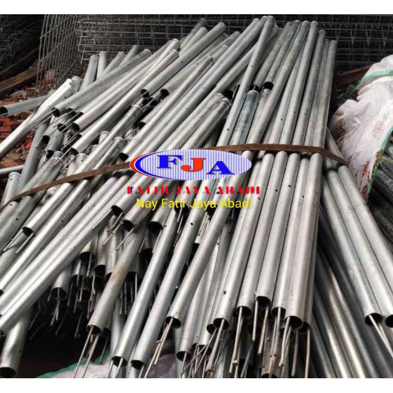 Jual Tiang Pagar BRC T.120 x Diameter 2 Inc Hot Dip Galvanized | Shopee ...