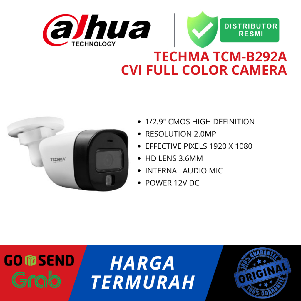 Jual TECHMA TCM-B292A CVI FULL COLOR CAMERA | Shopee Indonesia