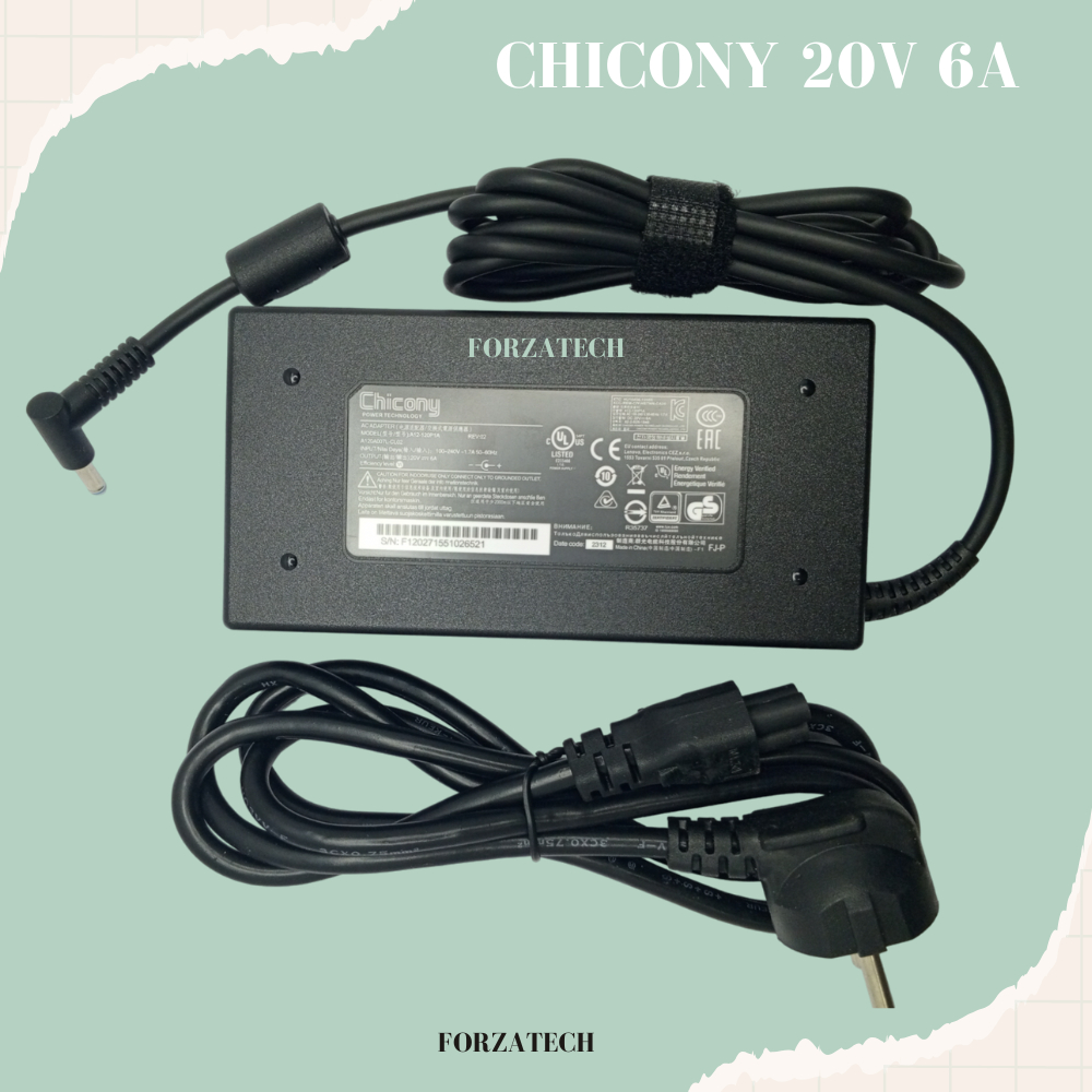 Jual Adaptor Charger Chicony For MSI GF63 Thin 11UC 11SC 11UCX-1424US ...