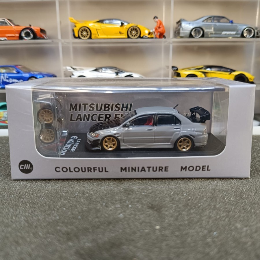 Jual CM model Mitsubisi Lancer EVO IX Widebody Silver | Shopee Indonesia