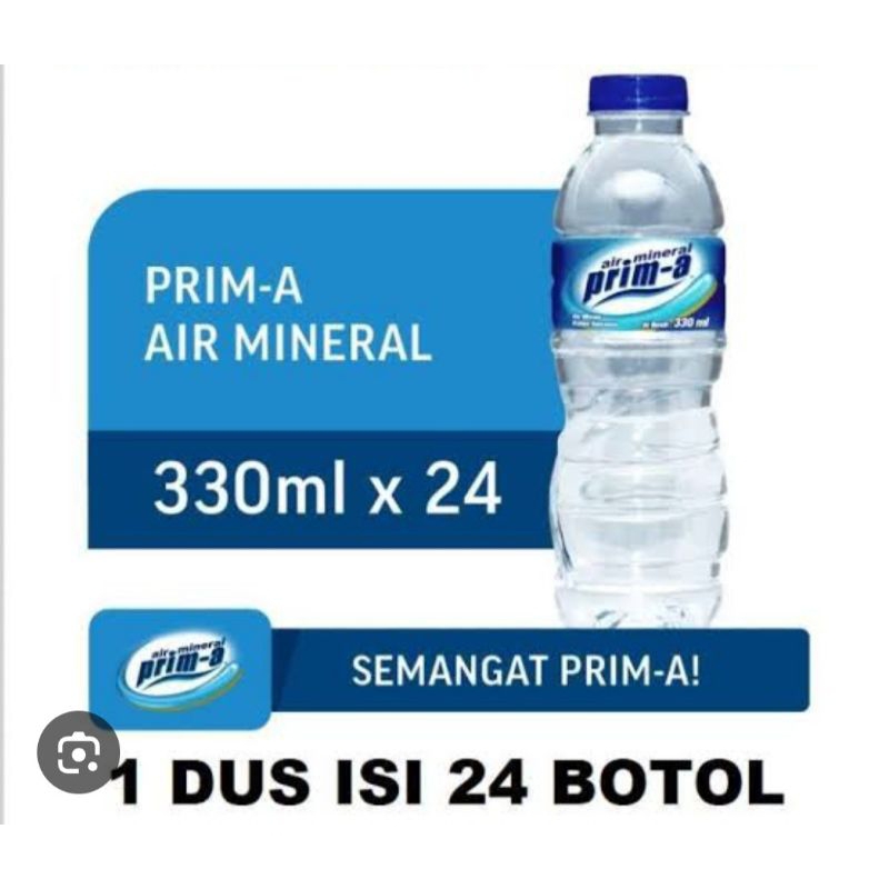 Jual Prim-A Air Mineral 330ml Harga Karton Isi 24 Pcs | Shopee Indonesia