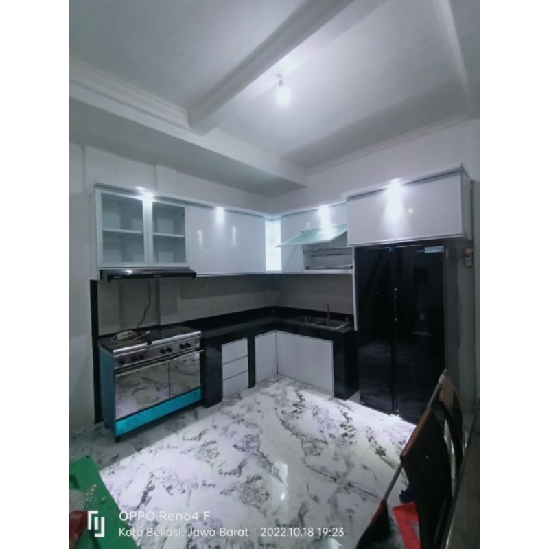 Jual Kitchenset Aluminium kitchen set custom kitchen set murah kitchen ...