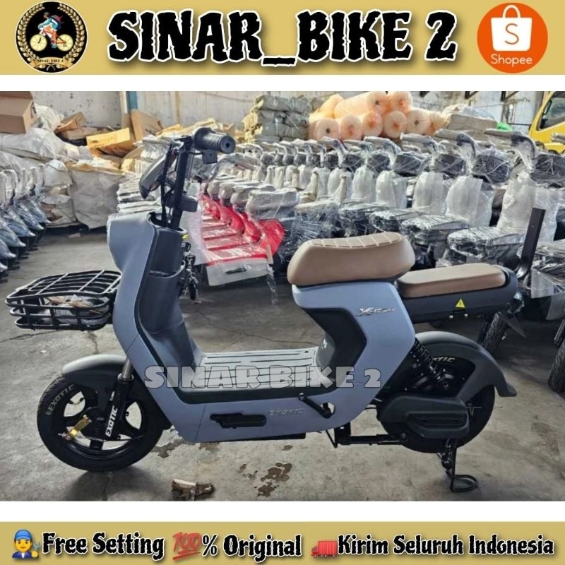 Jual Sepeda Listrik EXOTIC X 630 X630 // ZECKROM 300 Electric Bike 500 Watt TERBARU | Shopee ...