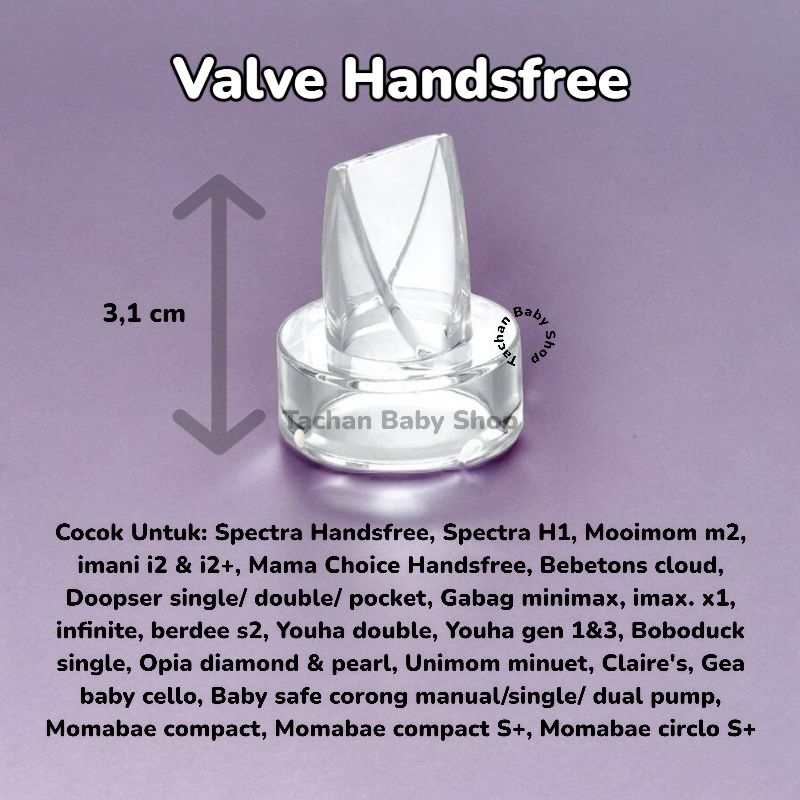 Jual Valve Pompa Asi Universal Handsfree / Valve pompa asi handsfree ...