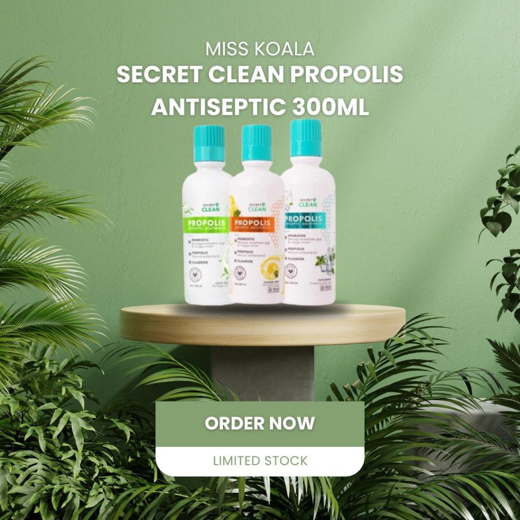 Jual Secret Clean Propolis Antiseptic 300ml | Shopee Indonesia