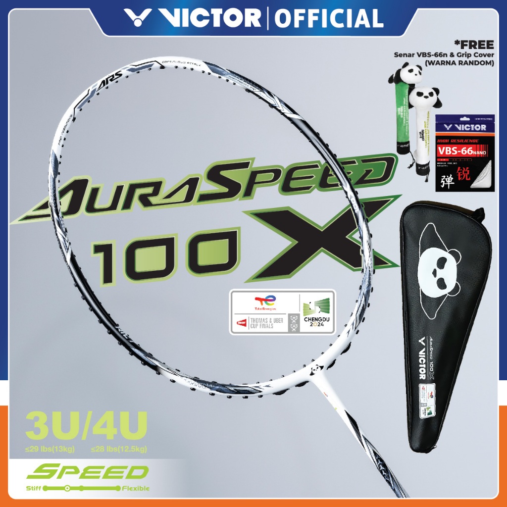 Jual Raket Badminton Auraspeed Ars 100 x 100X TUC Thomas Uber Cup Edition - Racket Limited ...