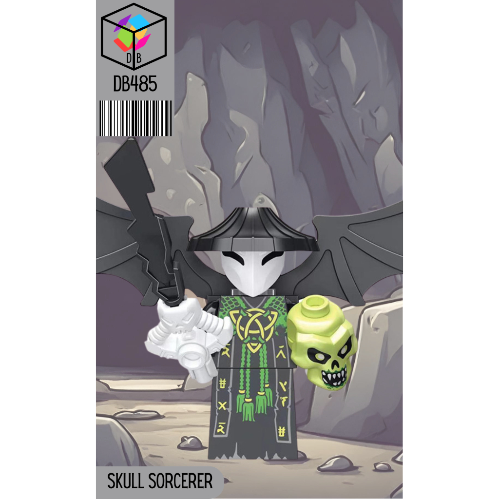 Jual Mainan Anak Edukasi Koleksi Figure Ninja Go Skull Sorcerer Ninjago ...