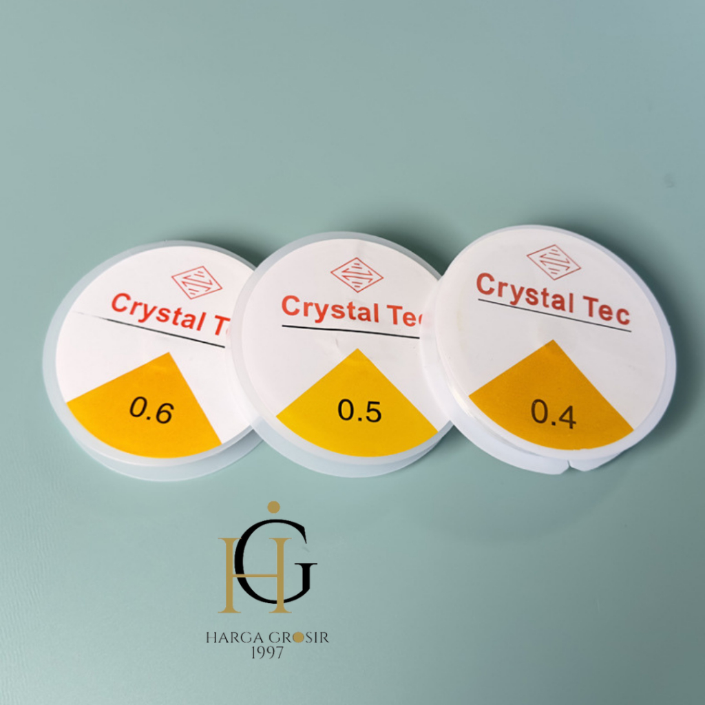 Jual Senar Elastis super kuat gelang ukuran 0.5/0.6/0.7 mm crystal tec ...