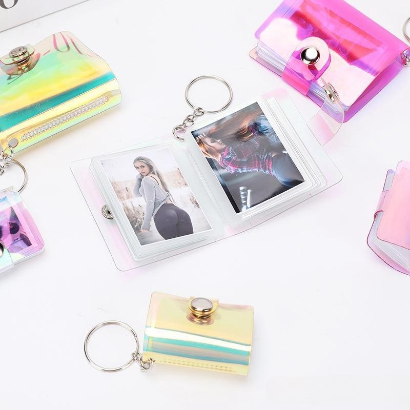 Jual mini album Laser Tujuh Warna Mini Album Foto 2 Inch 20 Pockets ...