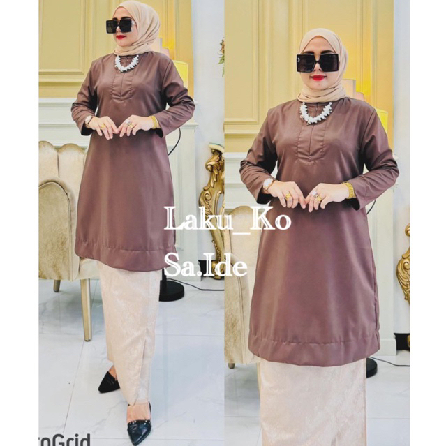 Jual Set Tunik Toyobo // Baju Kurung Melayu // Set Rok songket // Set ...