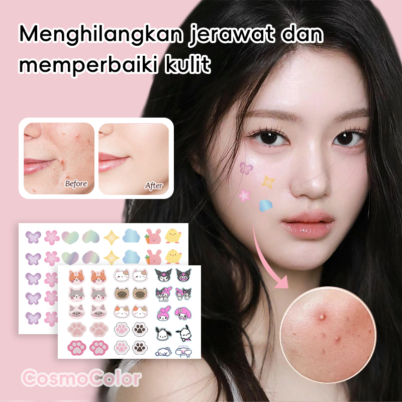 Jual 【COD&Ready】NEW Acne Patch Colorful Series - Pink Yellow Blue Purple Green Red Black Patch ...
