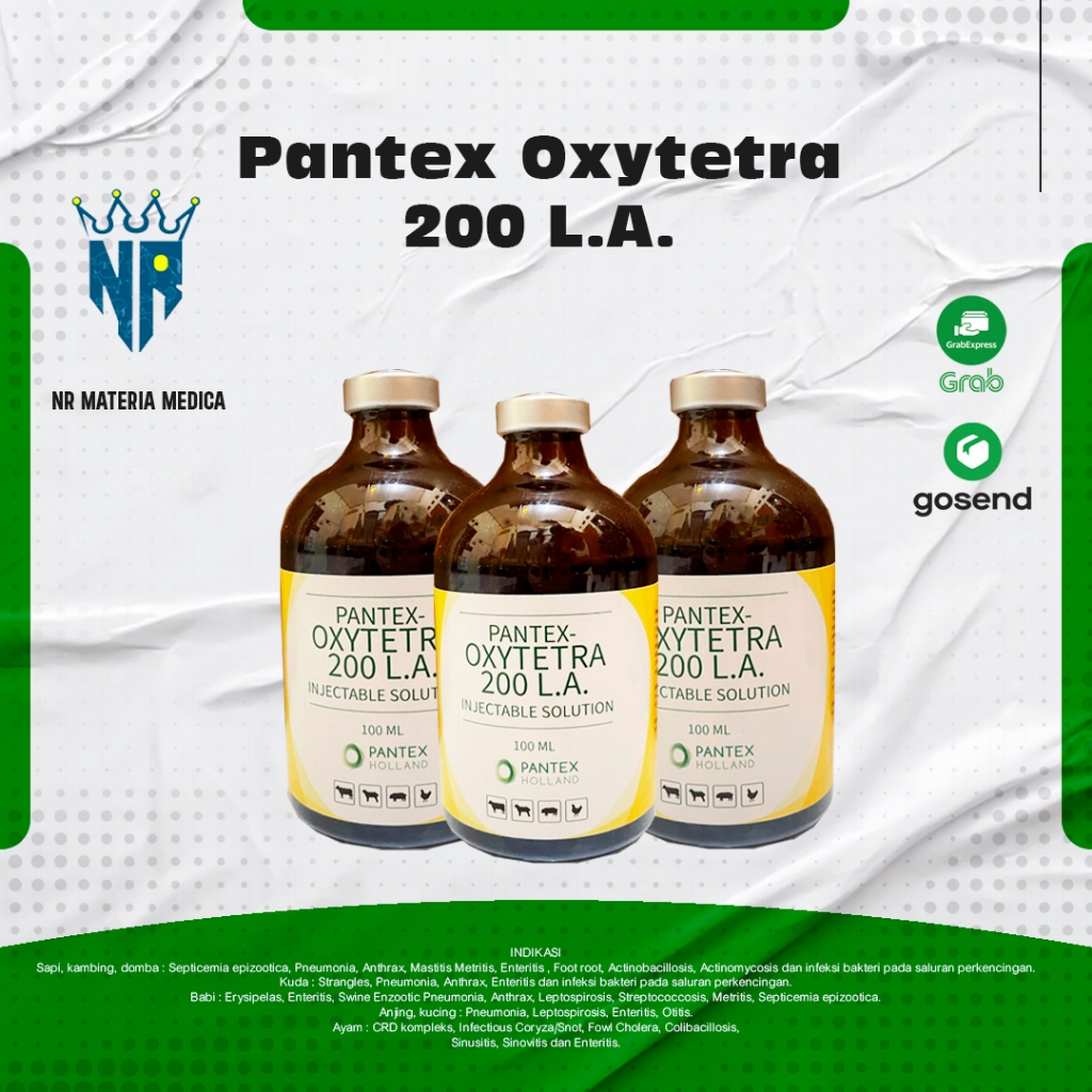 Jual Oxytetra L.A 100 ml Injeksi - Pantex Oxytetra L.A. 100 ml - Oxy L ...