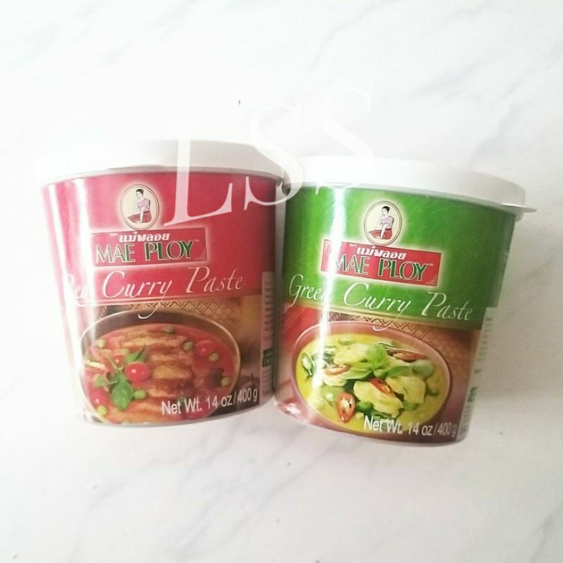 Jual Mae Ploy Thai Red Curry Paste 400 gr / Pasta Kari Merah Thailand ...