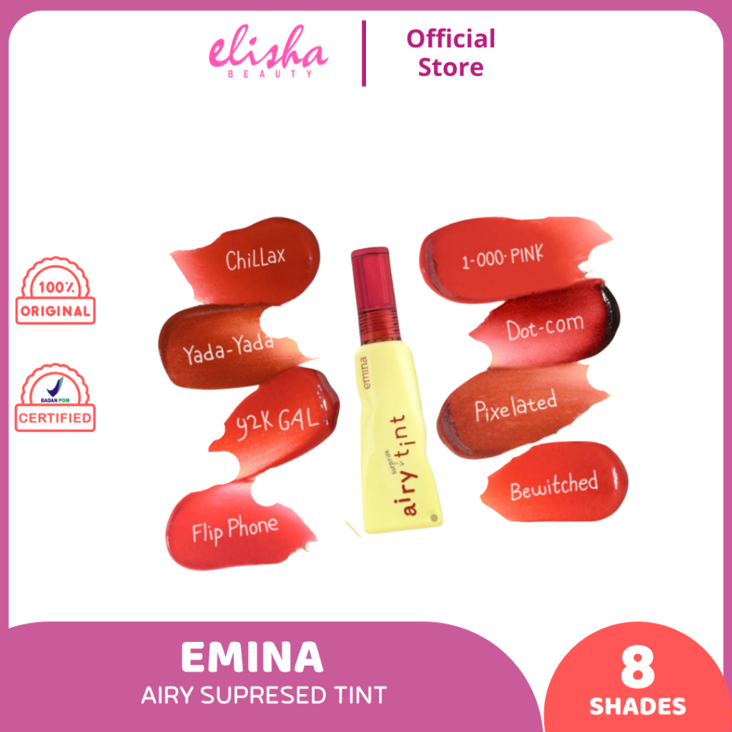 Jual EMINA AIRY SUPRESED TINT - 3gr | Shopee Indonesia
